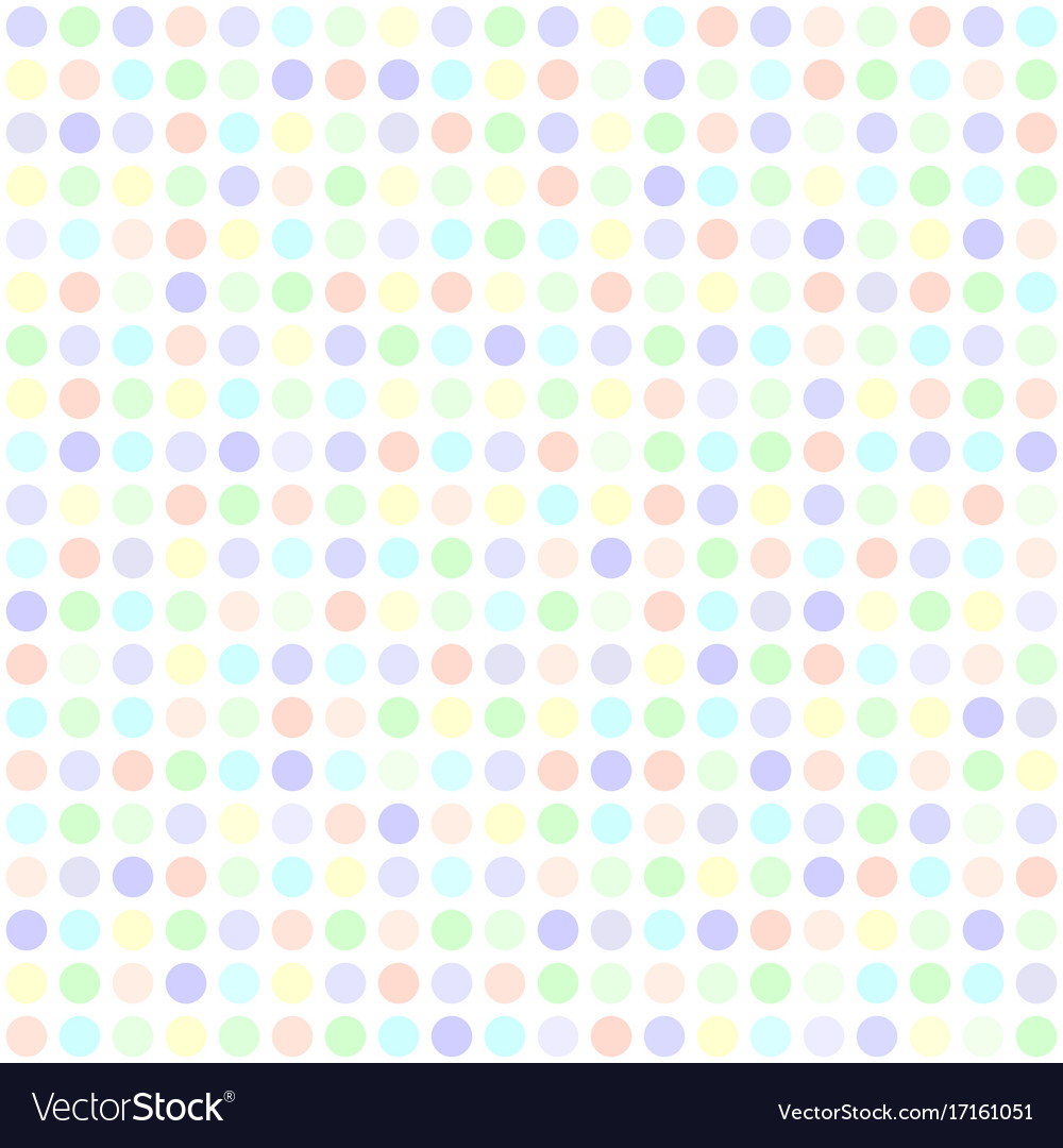 Polka dot pattern seamless background Royalty Free Vector