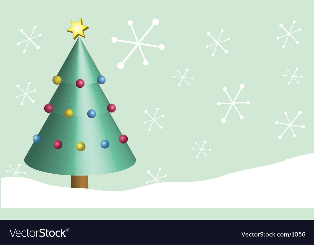 Christmas tree Royalty Free Vector Image - VectorStock