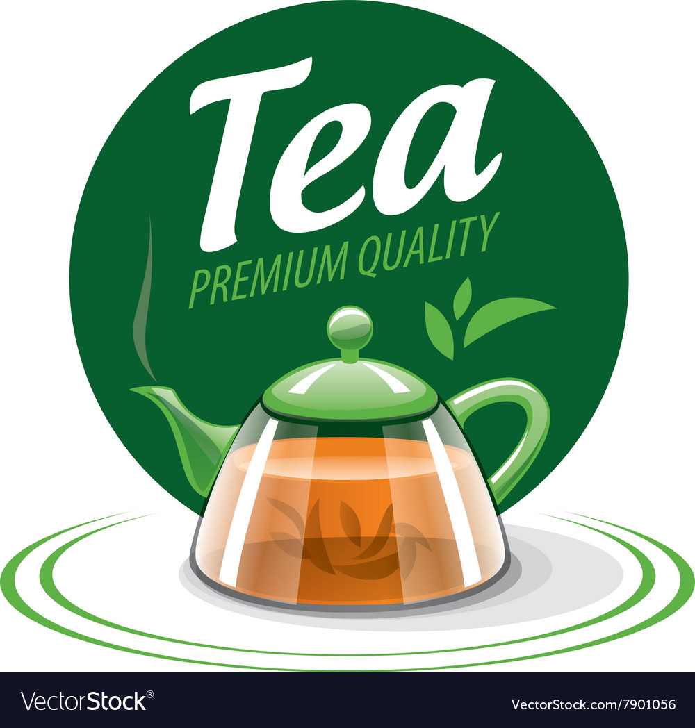 Logo tea Royalty Free Vector Image - VectorStock