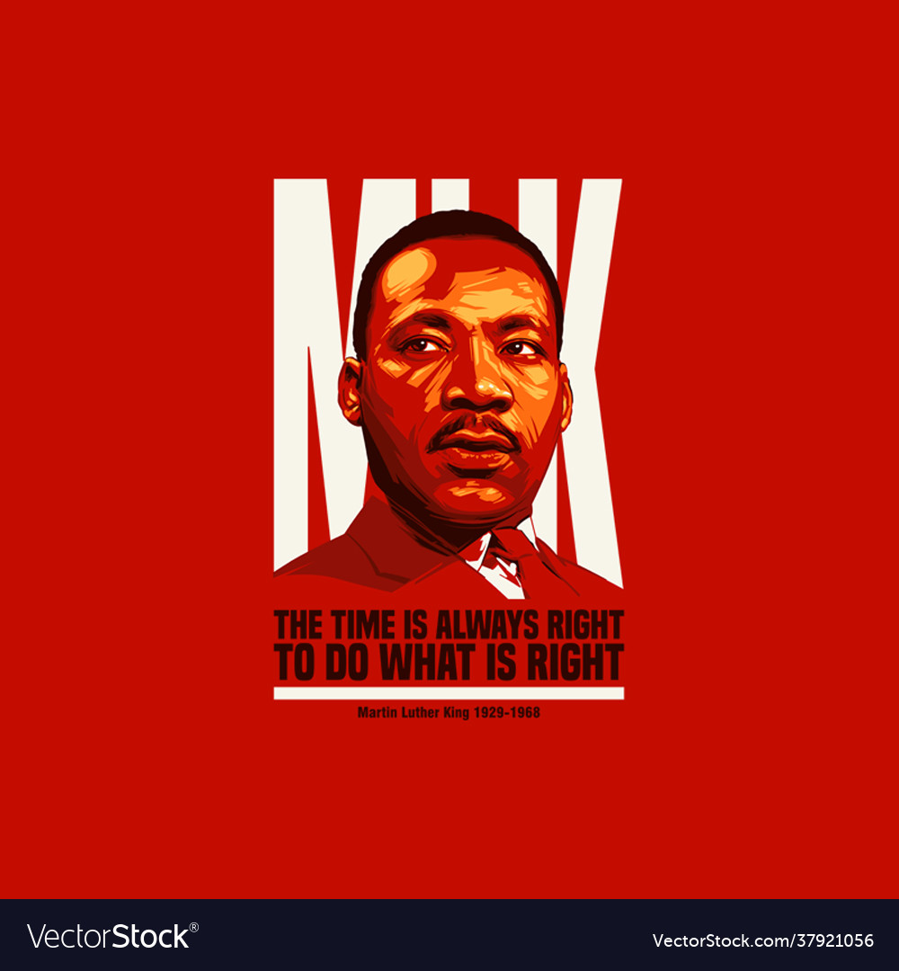 Mlk Royalty Free Vector Image - VectorStock