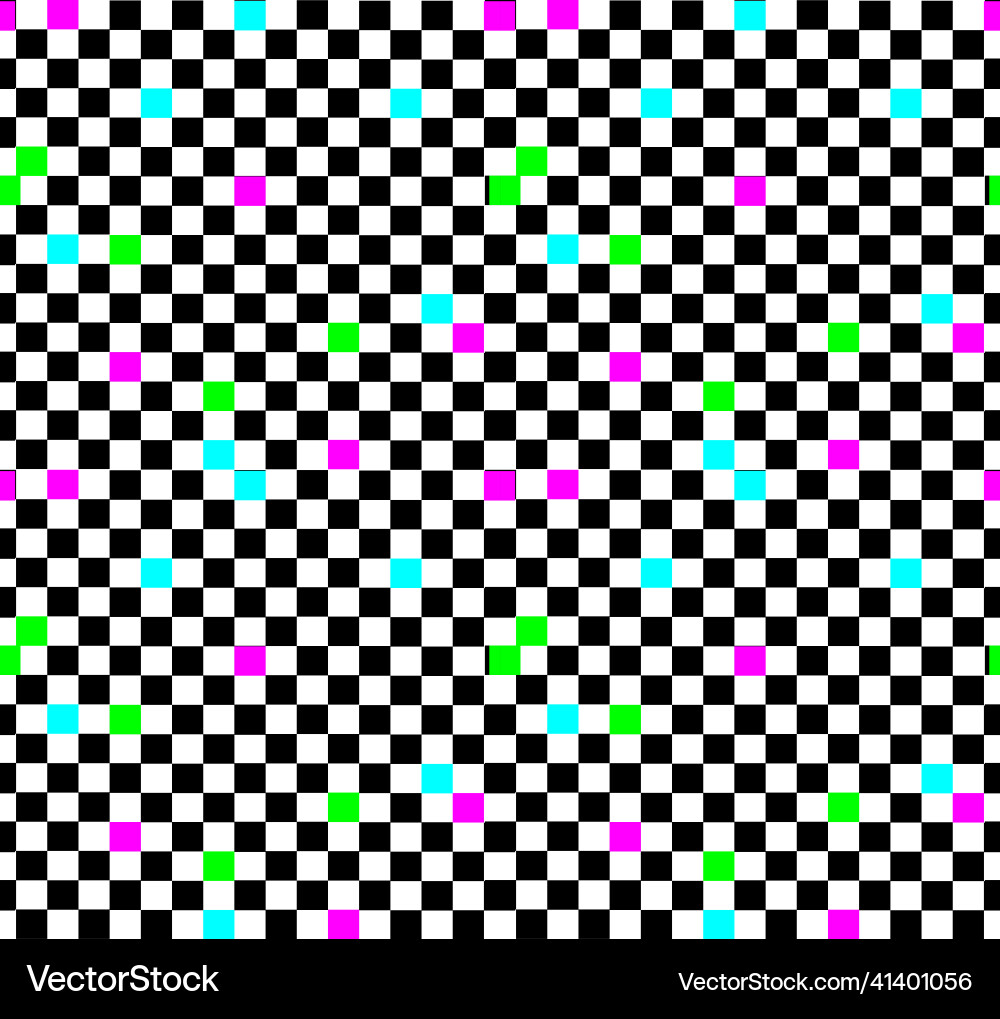 No signal tv retro television test pattern Vector Image