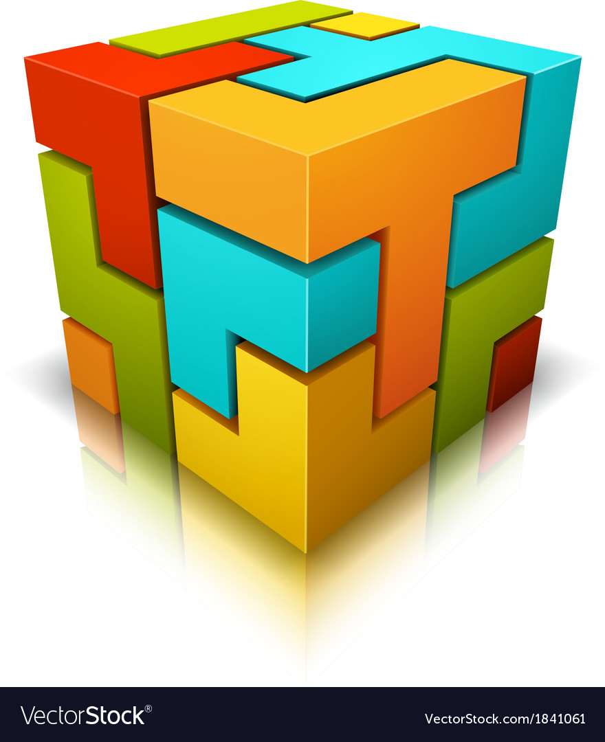 Cube Royalty Free Vector Image - VectorStock