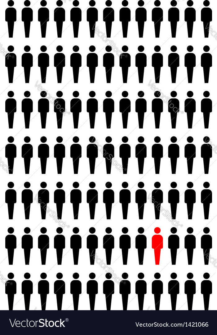 Be different Royalty Free Vector Image - VectorStock