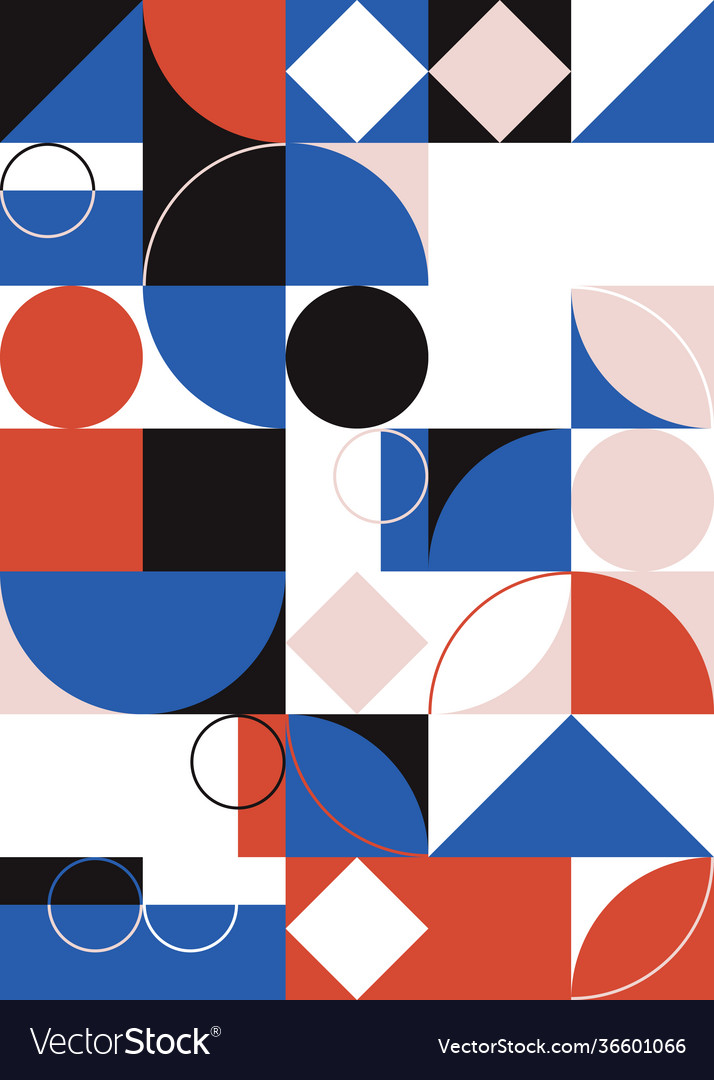 Colorful geometric pattern design Royalty Free Vector Image