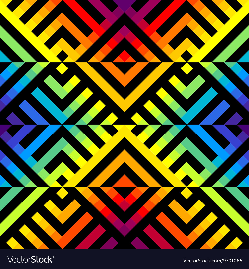 Geometric abstract pattern Royalty Free Vector Image