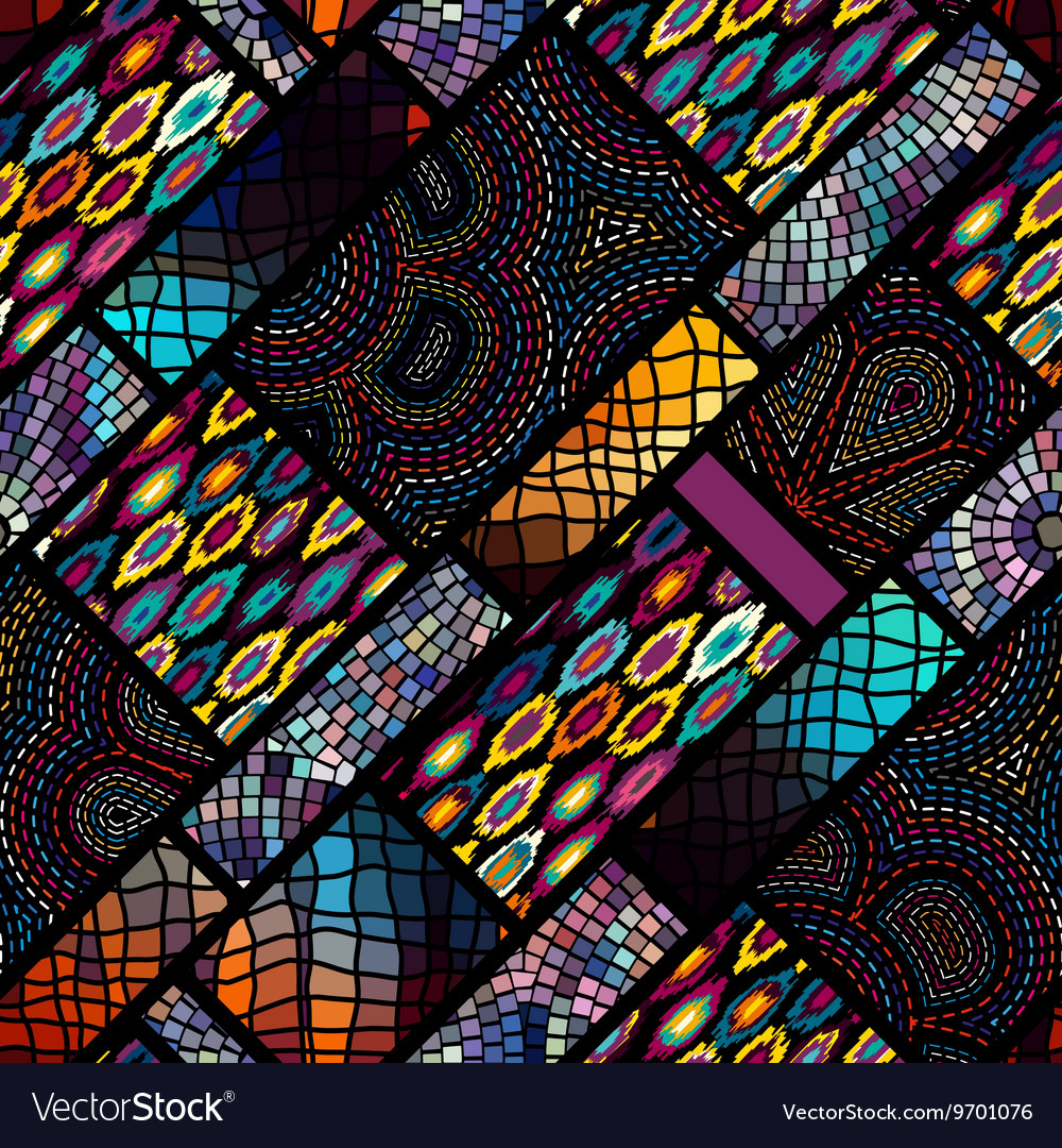 Geometric abstract pattern Royalty Free Vector Image