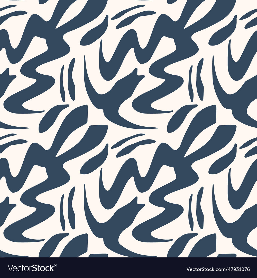 Seamless pattern with a simple abstract drawing Vector Image