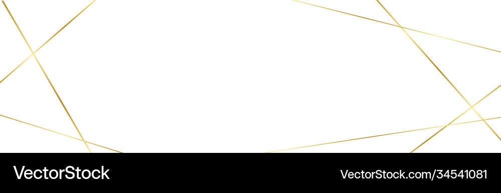 Bright golden lines on white background Royalty Free Vector
