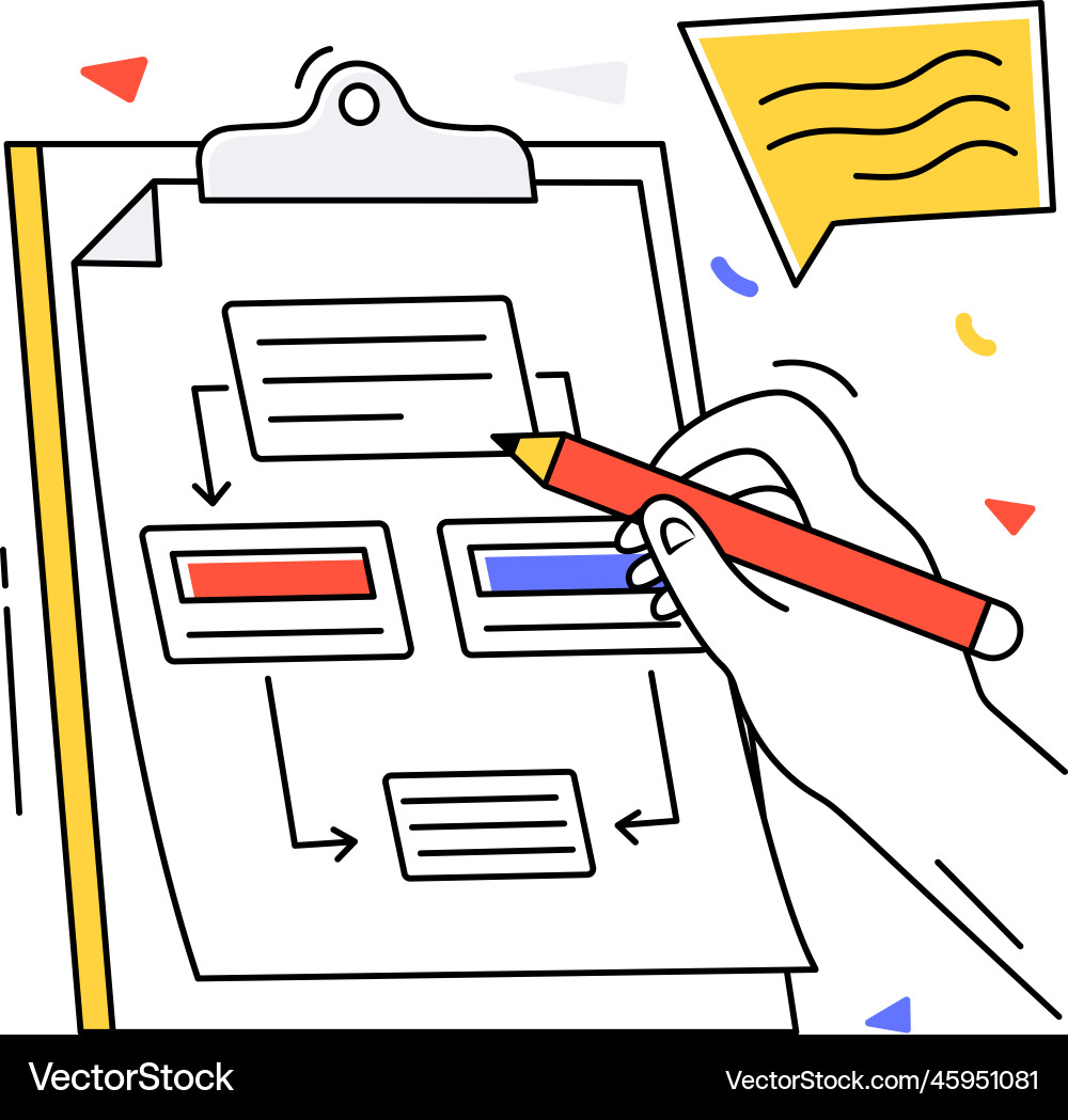 Business flowchart Royalty Free Vector Image - VectorStock