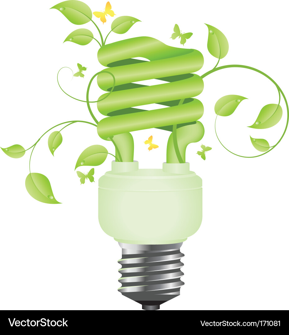 Power saving Royalty Free Vector Image - VectorStock
