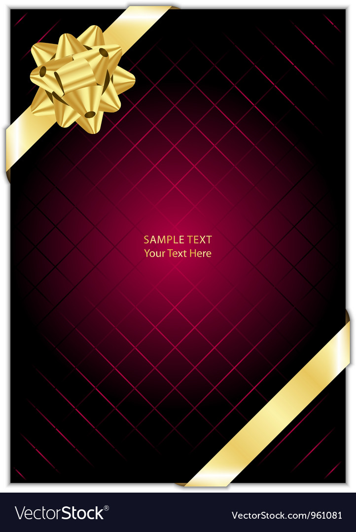 Present background Royalty Free Vector Image - VectorStock