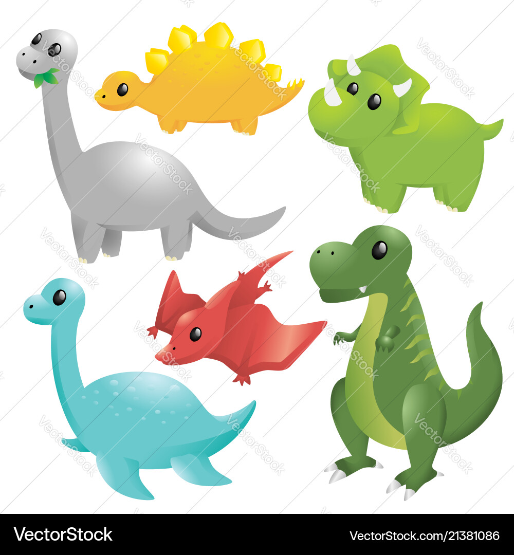 Dinosaurs Royalty Free Vector Image - VectorStock