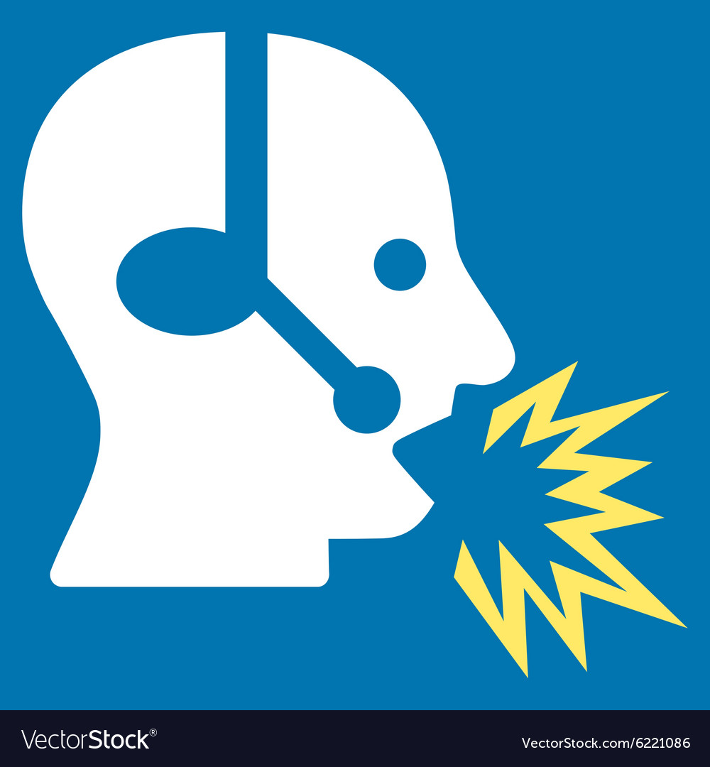 Operator message icon Royalty Free Vector Image