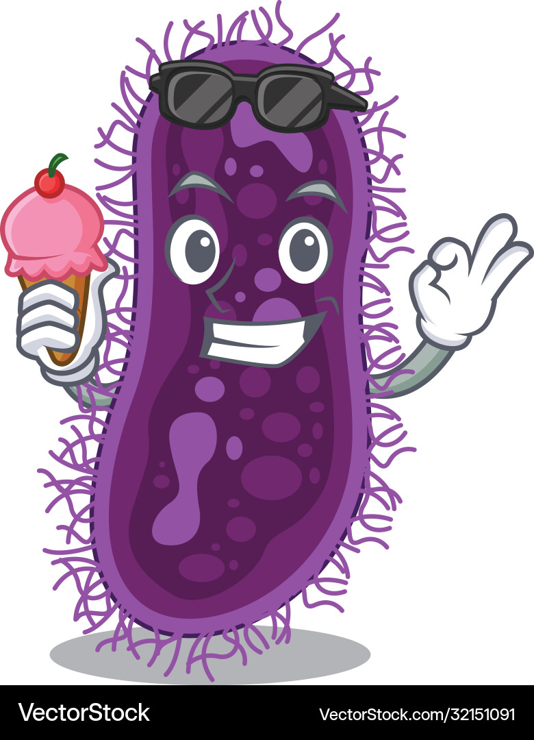 Cartoon design concept lactobacillus rhamnosus Vector Image