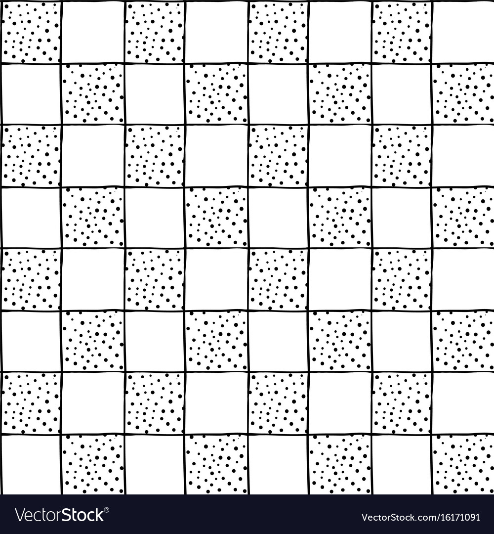 Cute simple seamless checkered pattern Royalty Free Vector