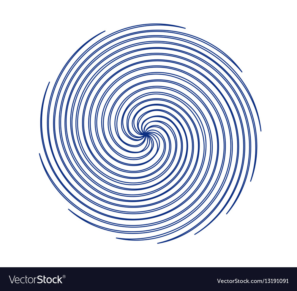 Geometric vortex Royalty Free Vector Image - VectorStock