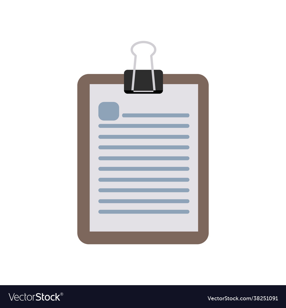 Notepad Royalty Free Vector Image - VectorStock