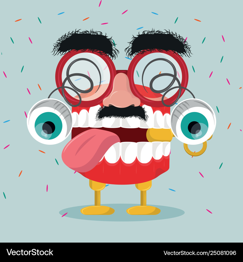 April fools day cartoons Royalty Free Vector Image