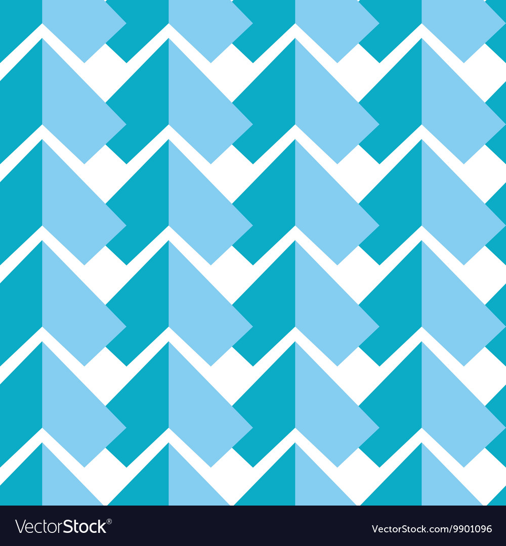 Geometric pattern in blue Royalty Free Vector Image