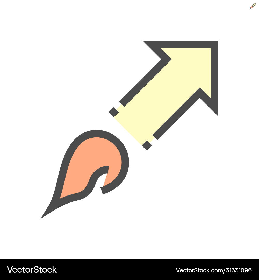 Increase decrease and arrow icon 48x48 pixel Vector Image