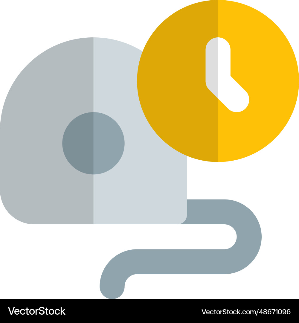 Time taken during measurement of object Royalty Free Vector