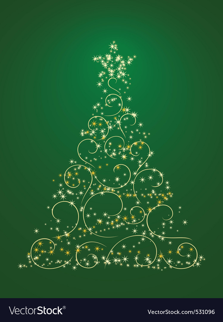 Xmas tree Royalty Free Vector Image - VectorStock