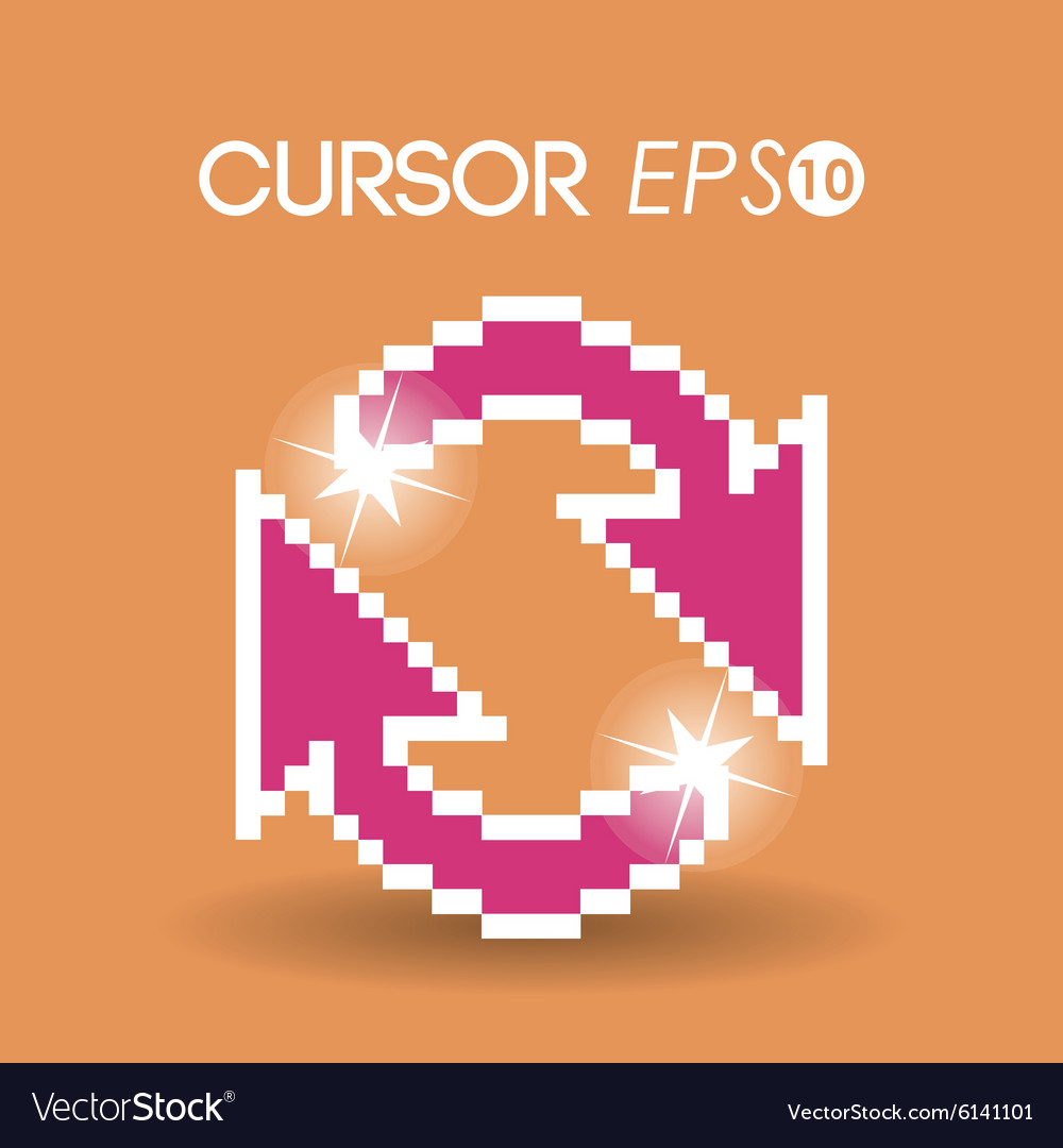 Cursor design Royalty Free Vector Image - VectorStock