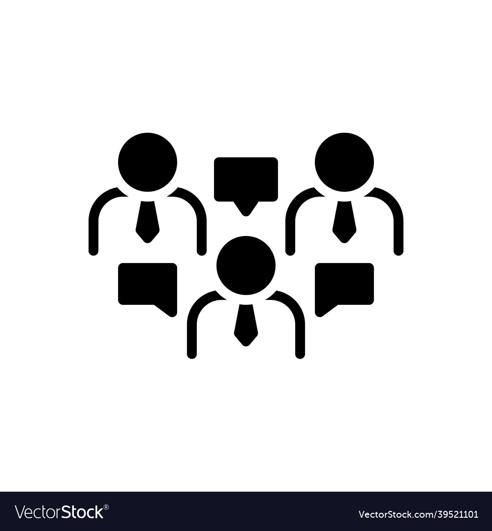Discuss Royalty Free Vector Image - VectorStock