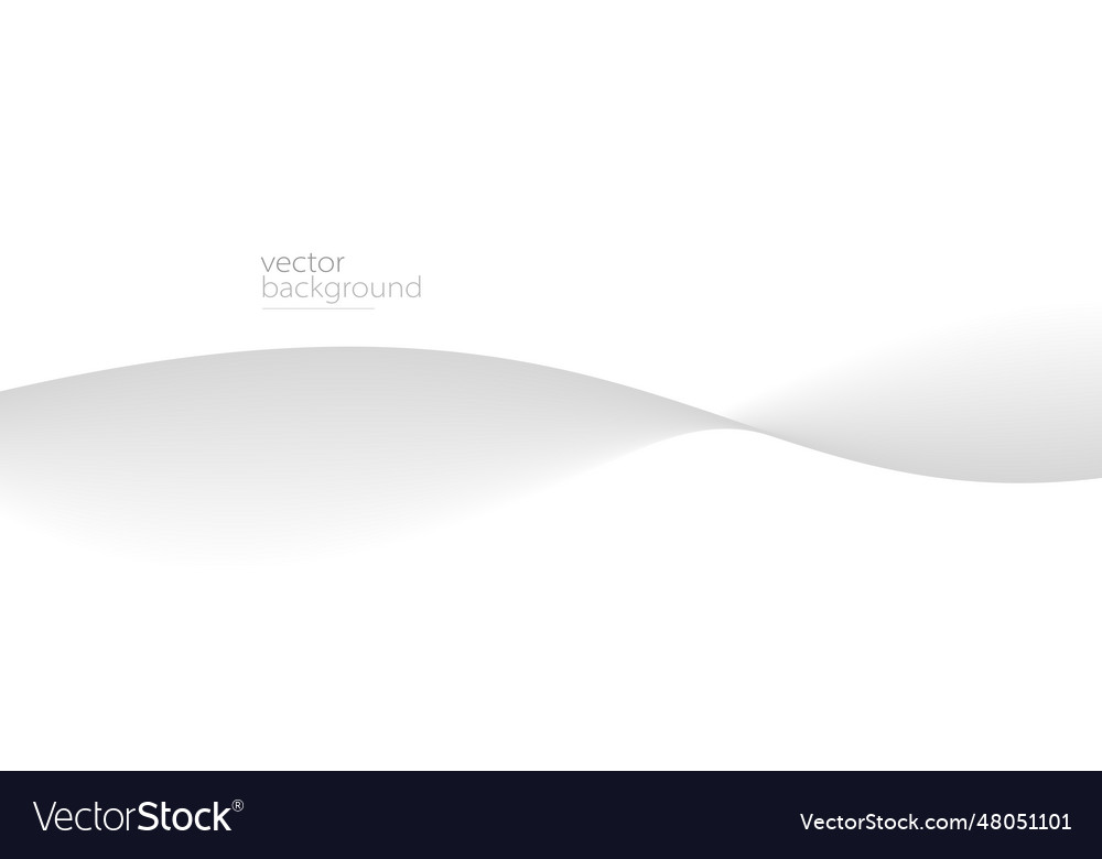 Smooth flow of wavy shape with gradient abstract Vector Image