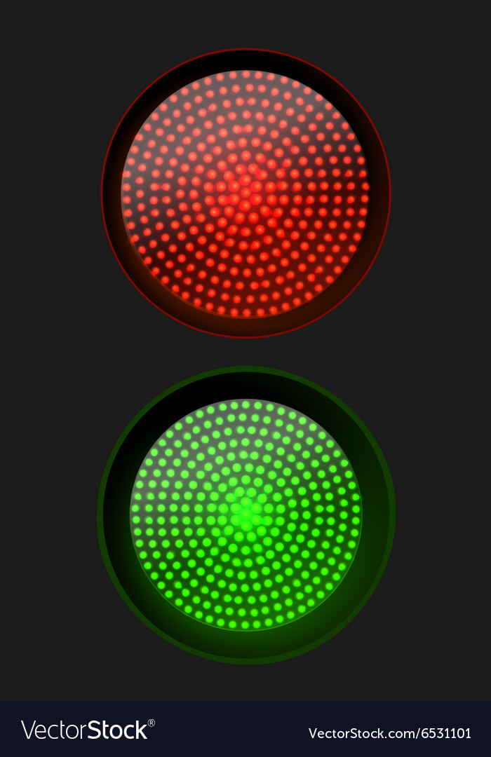Traffic light Royalty Free Vector Image - VectorStock