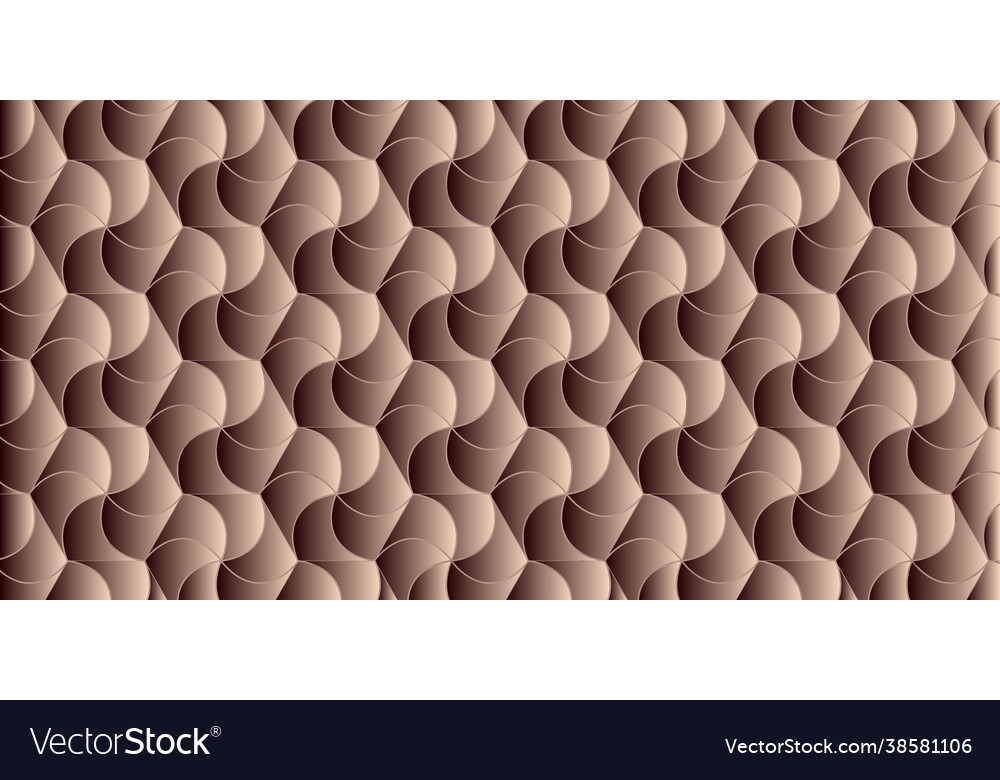 Abstract geometric background hexagon pattern Vector Image