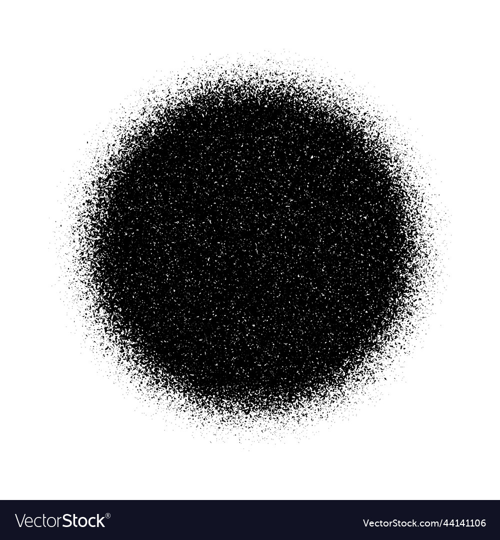 Circle grain texture radial faded noise gradient Vector Image Circle grain texture radial faded noise gradient Vector Image