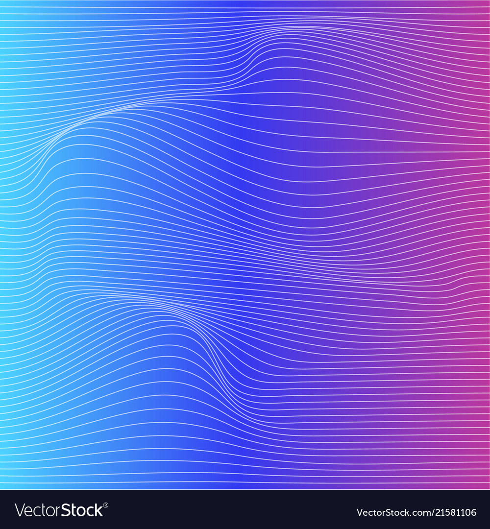 Color Stripe Deformation Background Royalty Free Vector