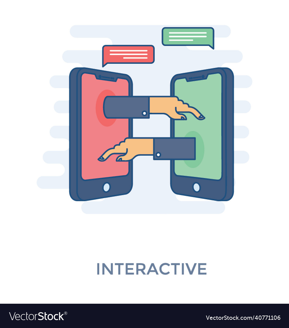 Interactive Royalty Free Vector Image - VectorStock