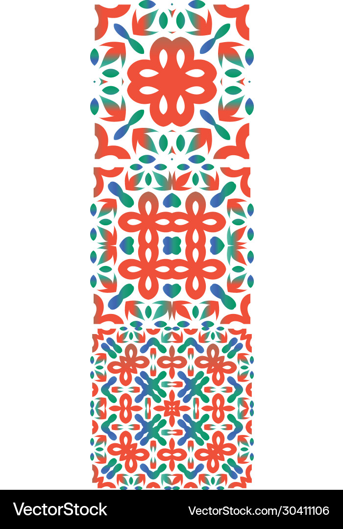 Mexican ornamental talavera ceramic Royalty Free Vector
