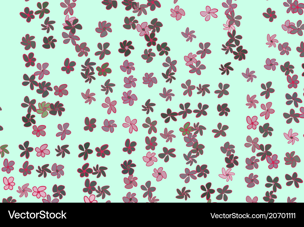 Abstract of flower conceptual pattern cartoon Vector Image