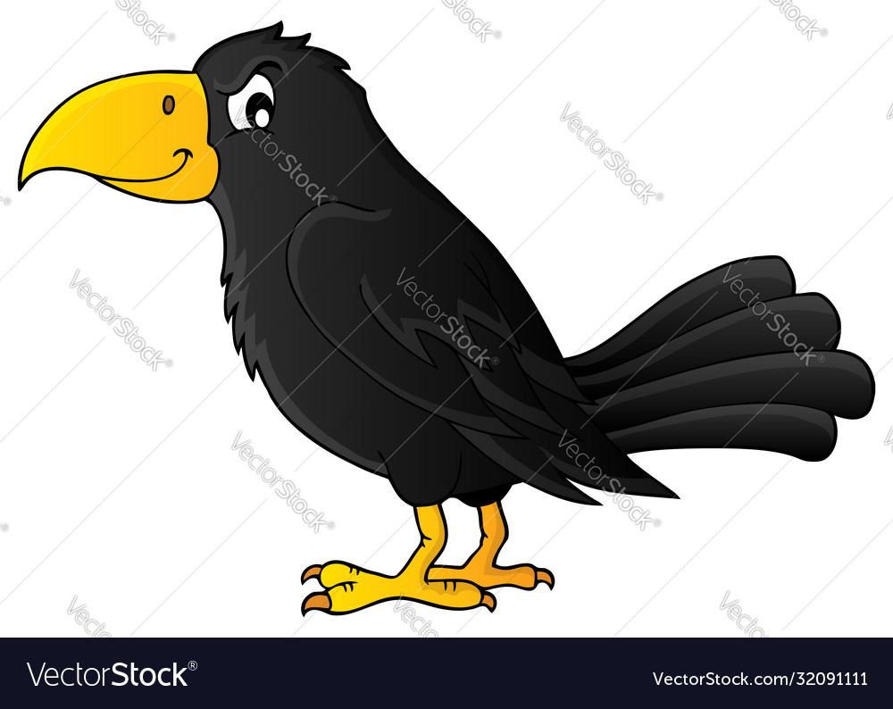 Crow theme image 1 Royalty Free Vector Image - VectorStock