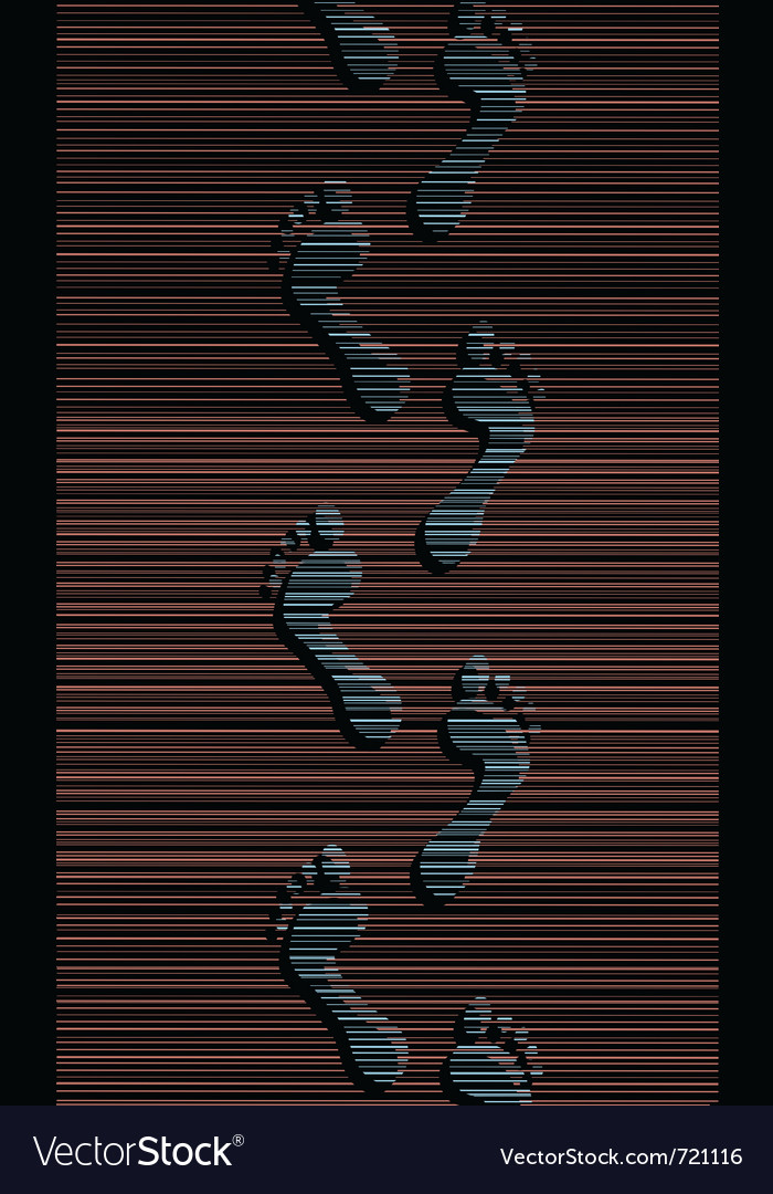 Human steps Royalty Free Vector Image - VectorStock