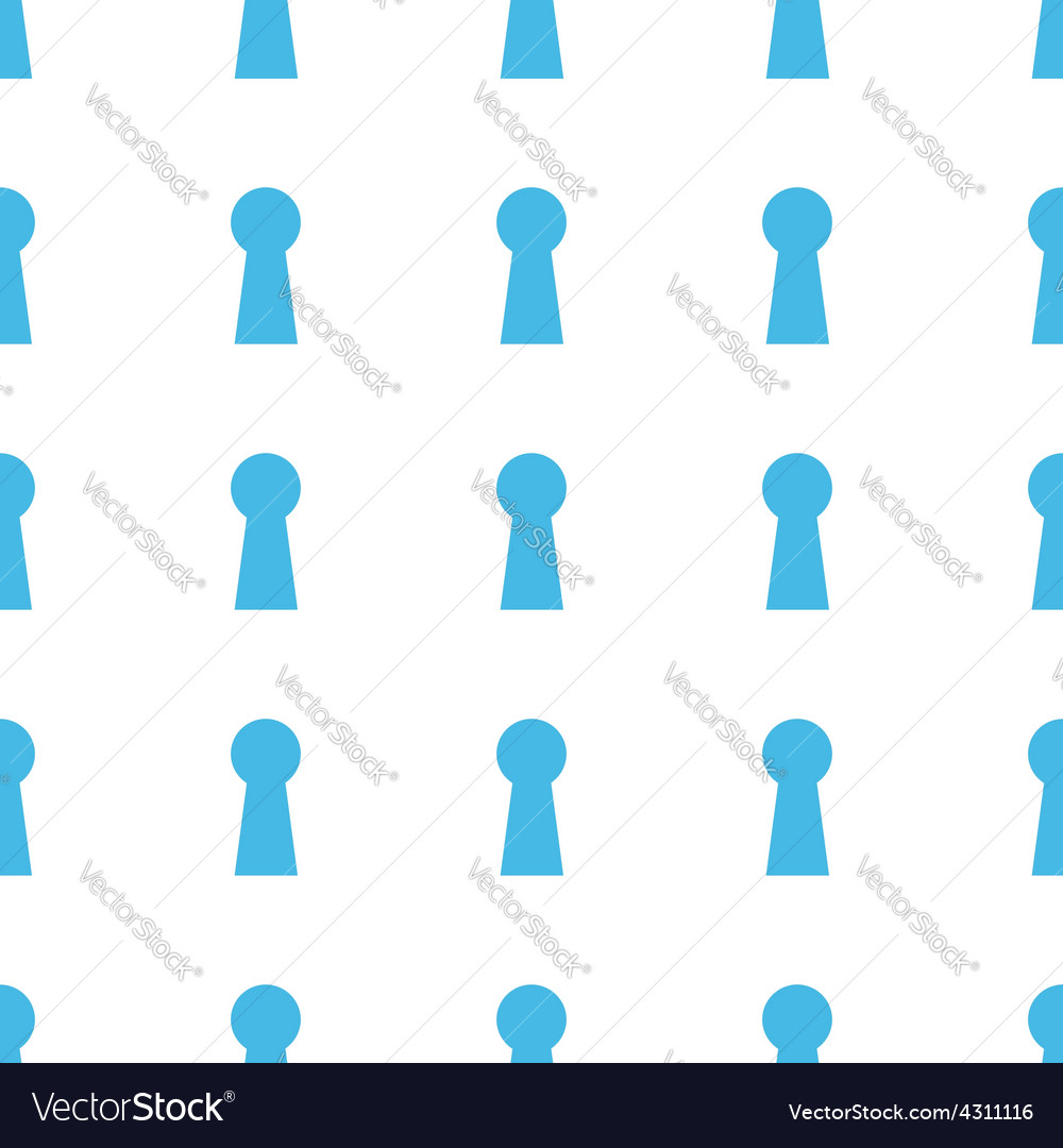 Unique keyhole seamless pattern Royalty Free Vector Image