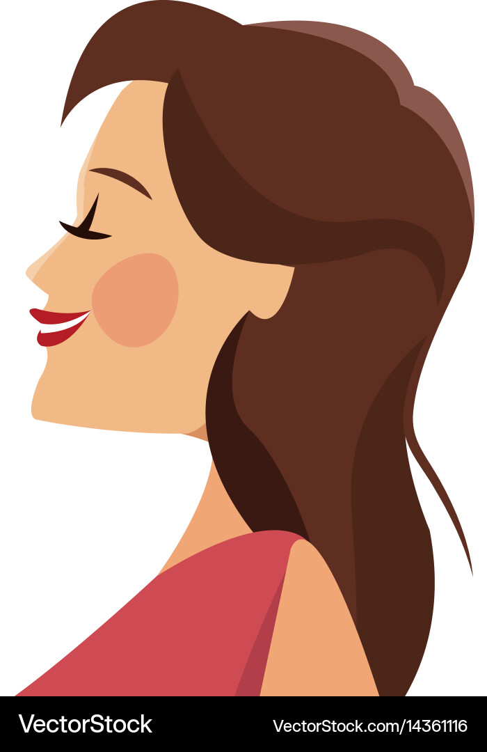Woman cartoon icon Royalty Free Vector Image - VectorStock