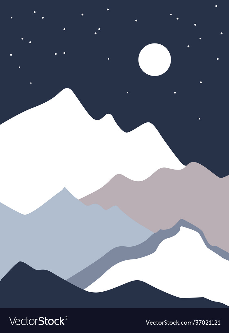 Abstract landscape Royalty Free Vector Image - VectorStock