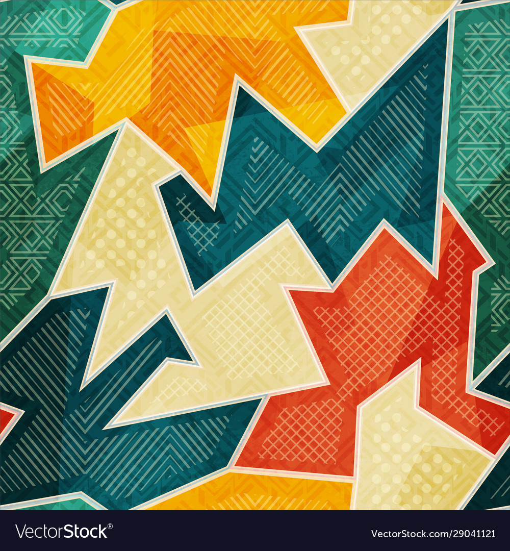 Cloth geometric seamless pattern Royalty Free Vector Image