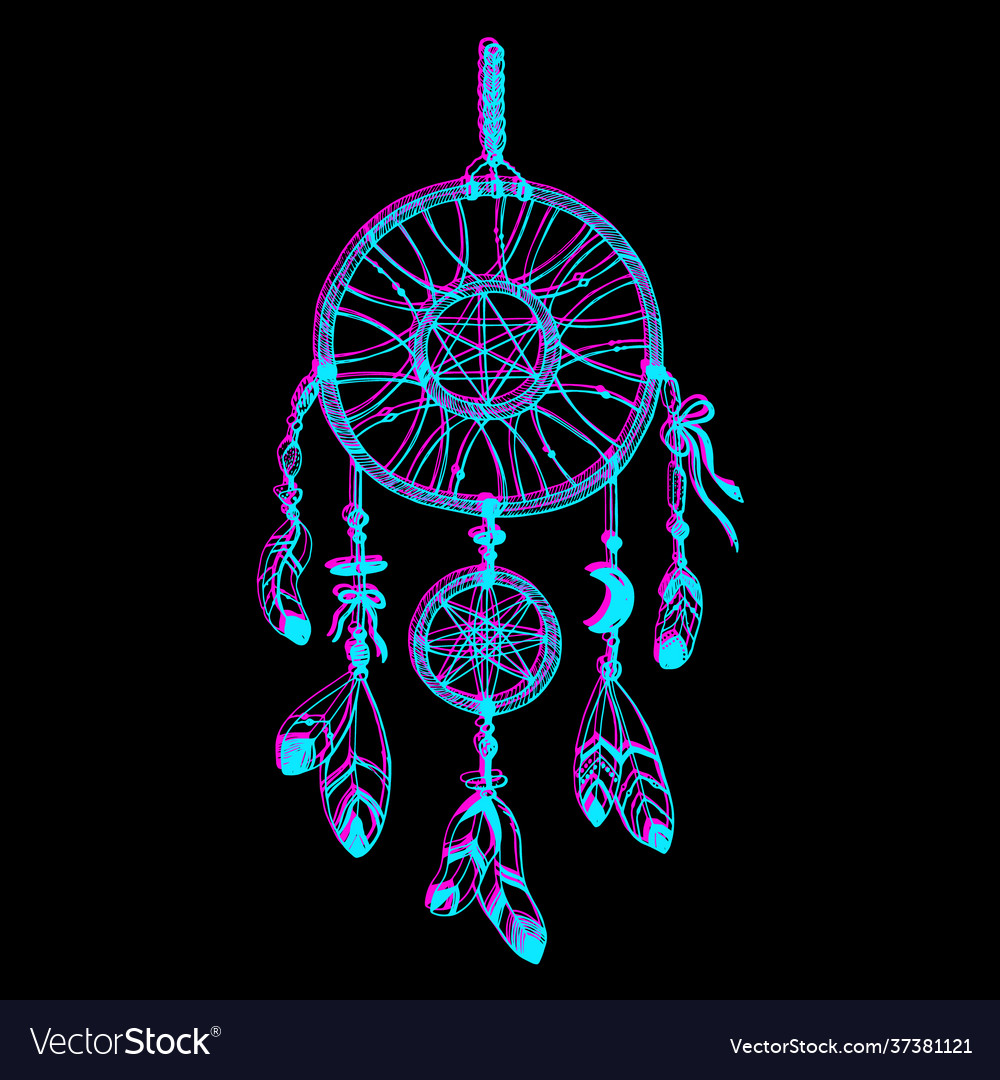 Dream catcher Royalty Free Vector Image - VectorStock