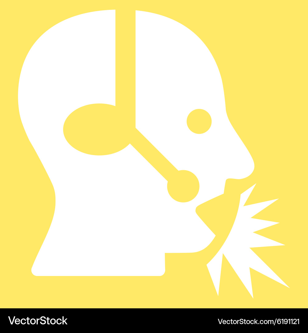 Operator speech icon Royalty Free Vector Image