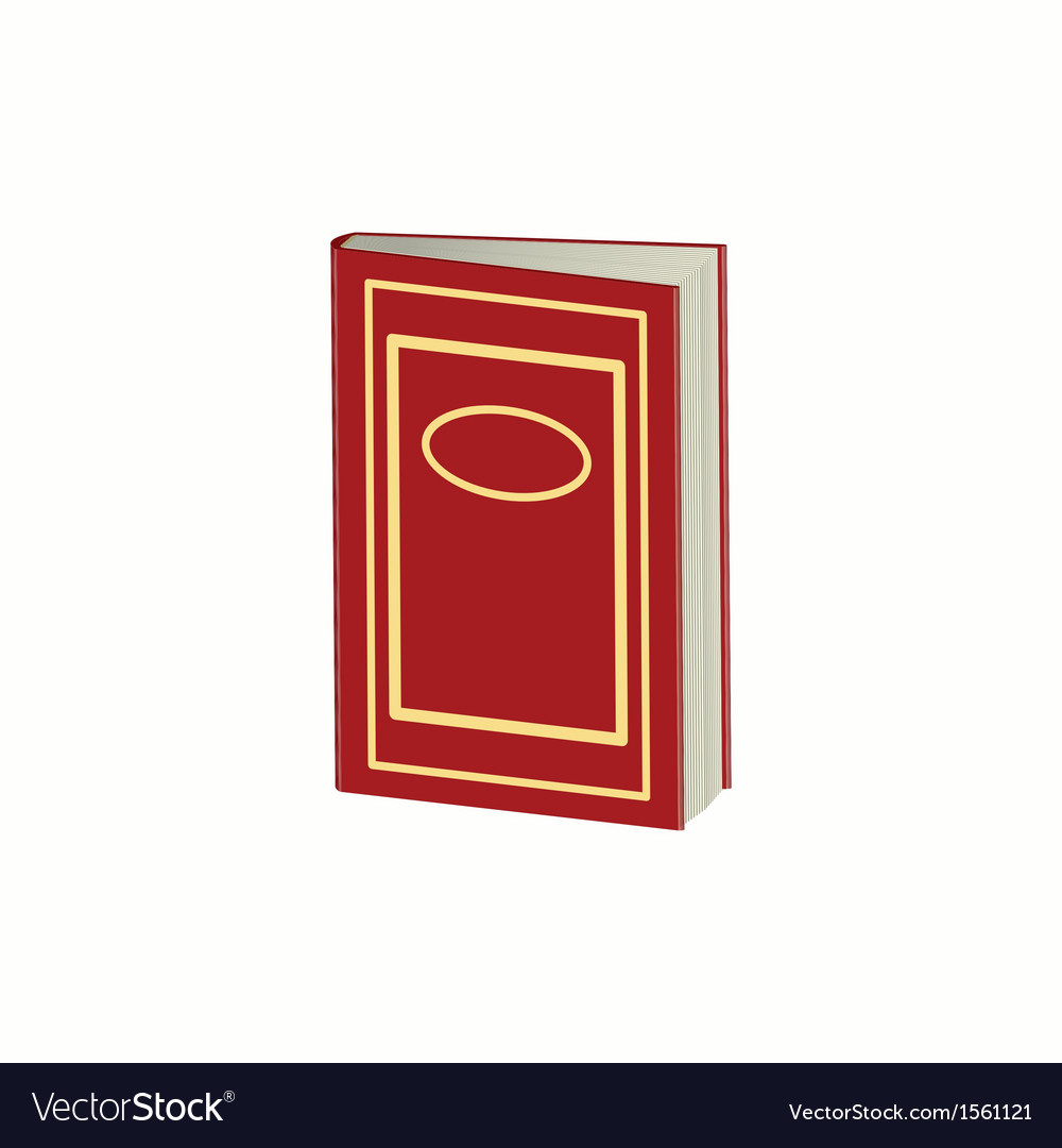 Red book Royalty Free Vector Image - VectorStock