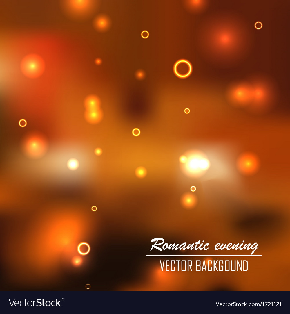 Romantic evening background Royalty Free Vector Image