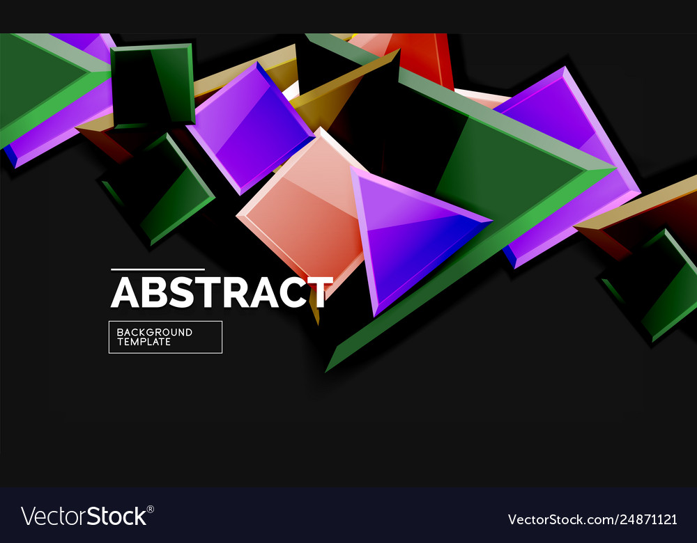 Shiny style geometric background Royalty Free Vector Image