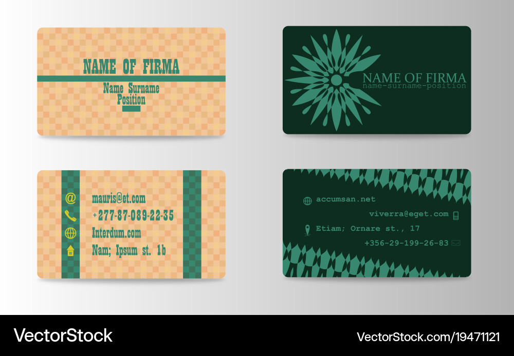 Visit card background Royalty Free Vector Image