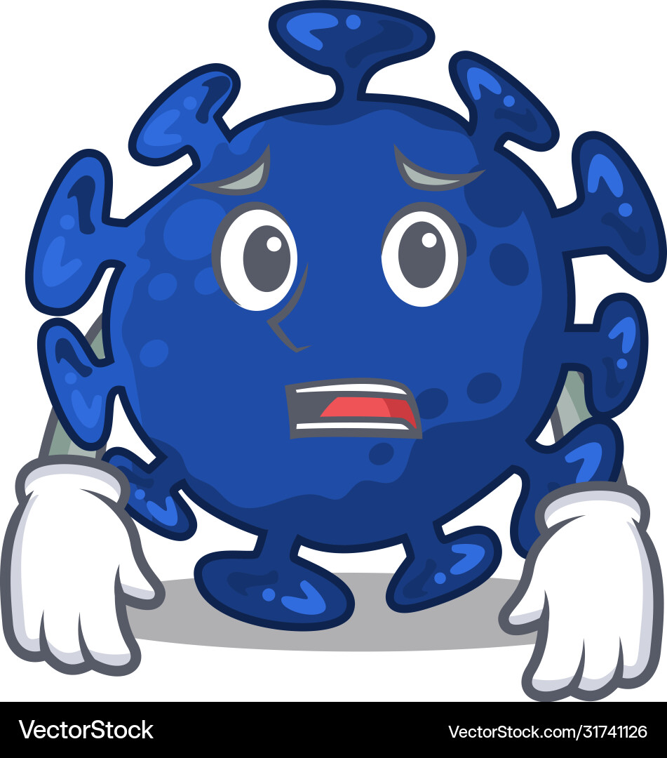 Cartoon design style streptococcus showing Vector Image