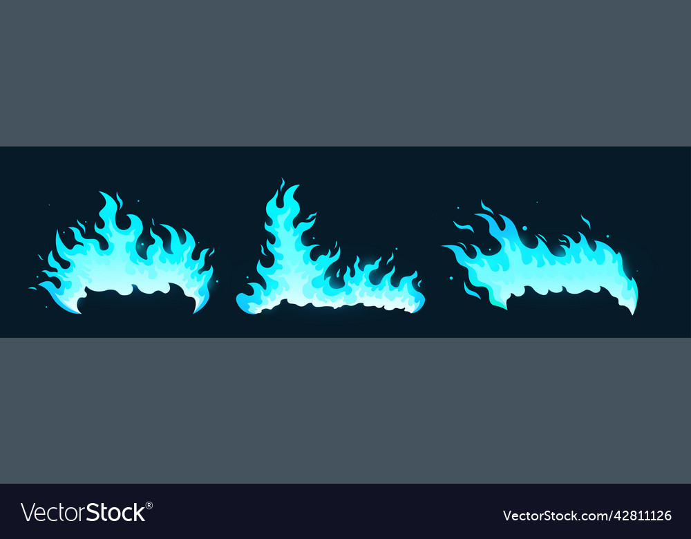 Different fire set Royalty Free Vector Image - VectorStock
